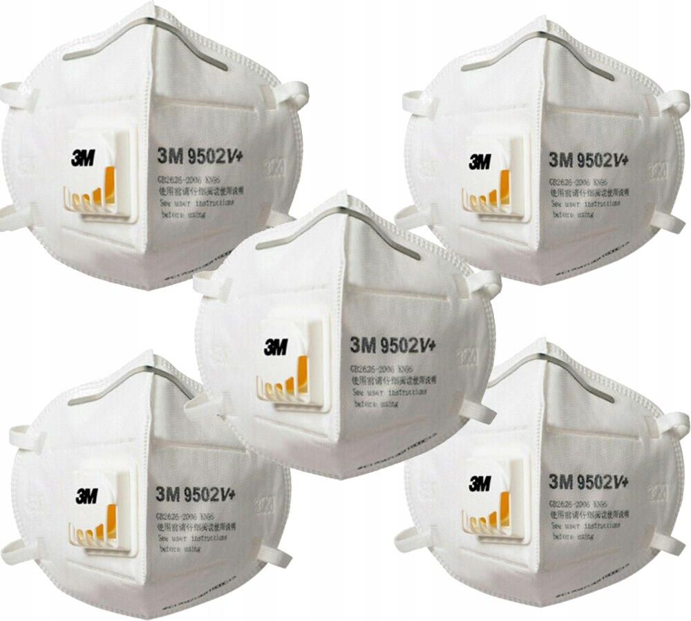 Maska Ochronna 3M 9502V+ Ffp2 Przeciwpyłowa 5 Szt - Ceny i opinie ...