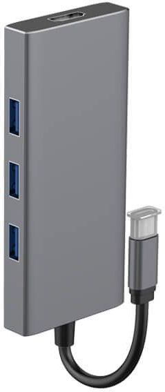 Havit Adapter USB Havit Adapter 7w1 Havit H408 HUB USB-C do 3x USB 3.0 + HDMI + PD + SD ...