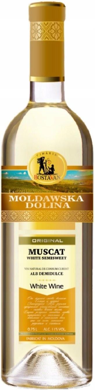 WINO MOŁDAWSKA DOLINA białe MUSCAT 750ml - Ceny i opinie - Ceneo.pl
