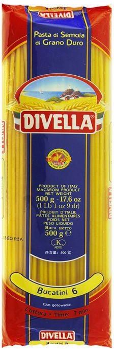 DIVELLA Makaron włoski nr 6 BUCATINI 500g - Ceny i opinie - Ceneo.pl