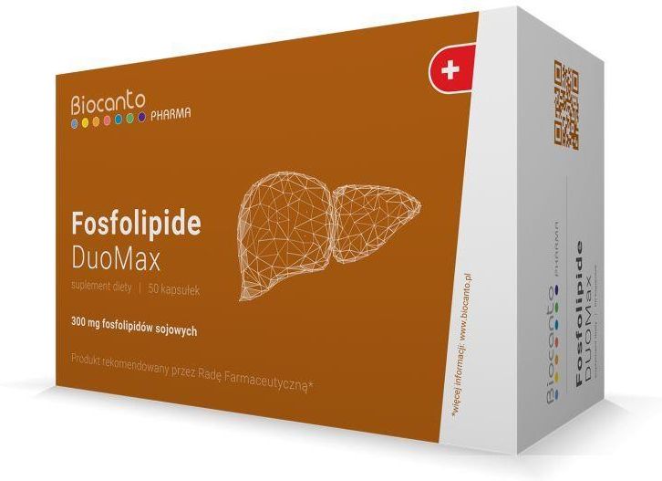 Fosfolipide DuoMax Wątroba 50kaps - Opinie i ceny na Ceneo.pl