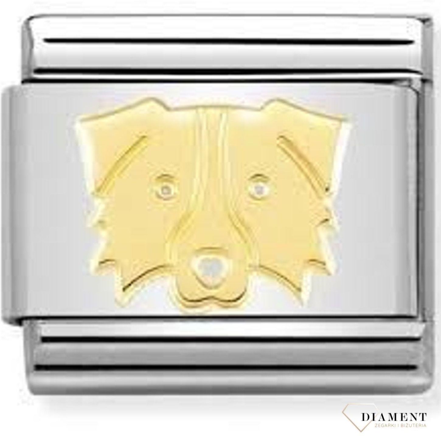 Nomination Link 18K zawieszka złoto 'Pies Border Collie' 030162 59 ...