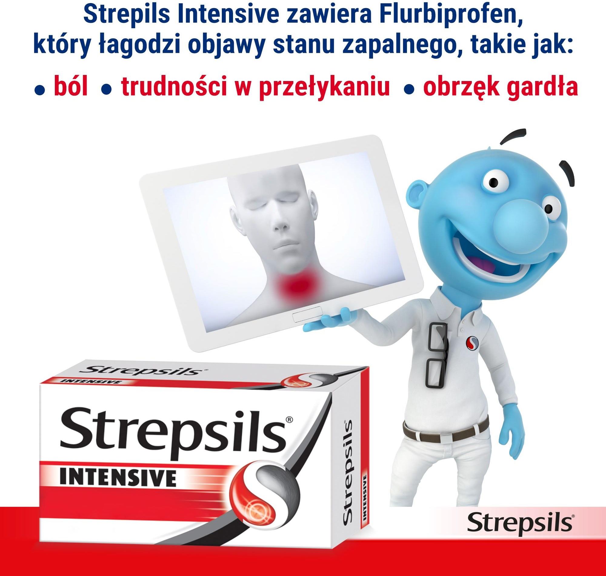 STREPSILS INTENSIVE NA BÓL GARDŁA 36 PASTYLEK - Opinie i ceny na Ceneo.pl