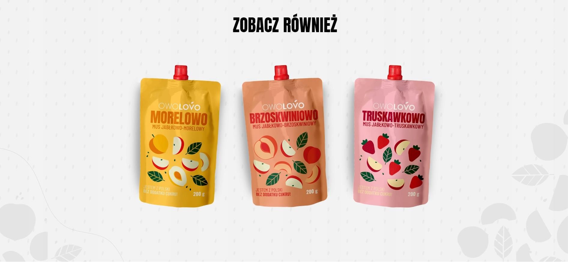 Mus jabłkowy Owolovo * Ekodobro 8 x 200 g * Nowość - Ceny i opinie ...