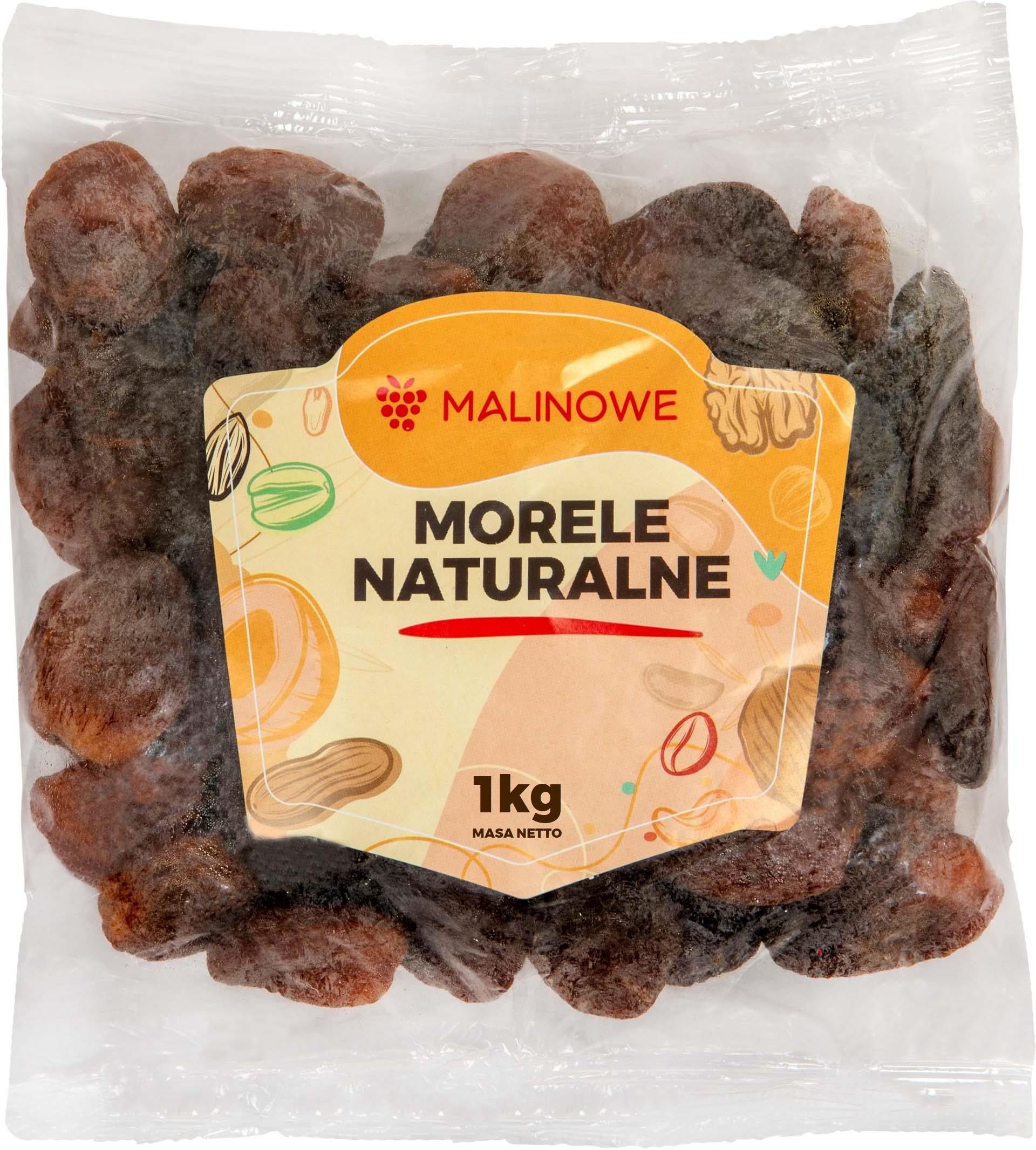 Malinowe Morele Suszone Naturalnie Ciemne 1kg - Ceny i opinie - Ceneo.pl