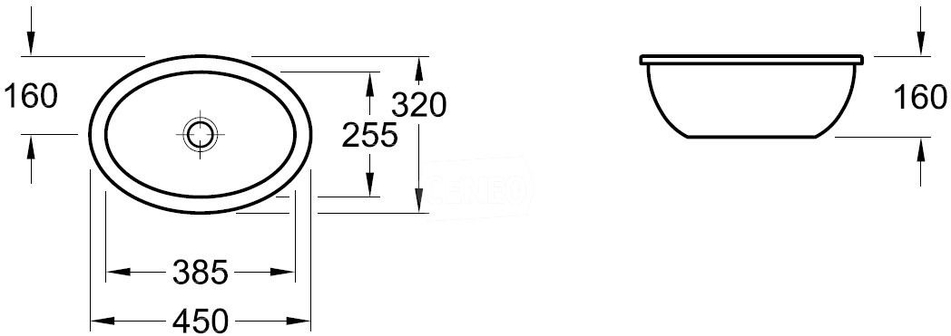 Umywalka Villeroy&Boch Loop & Friends 385X255 61610001 - Opinie i ceny ...