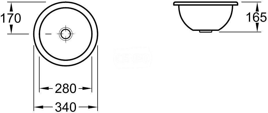 Umywalka Villeroy&Boch 280 Loop & Friends 61802801 - Opinie i ceny na ...