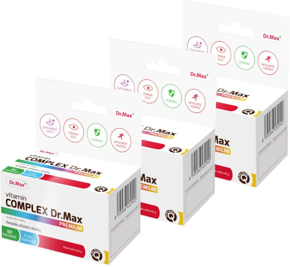 Dr.Max Vitamin Complex Premium 3 x 60 tabl - Opinie i ceny na Ceneo.pl