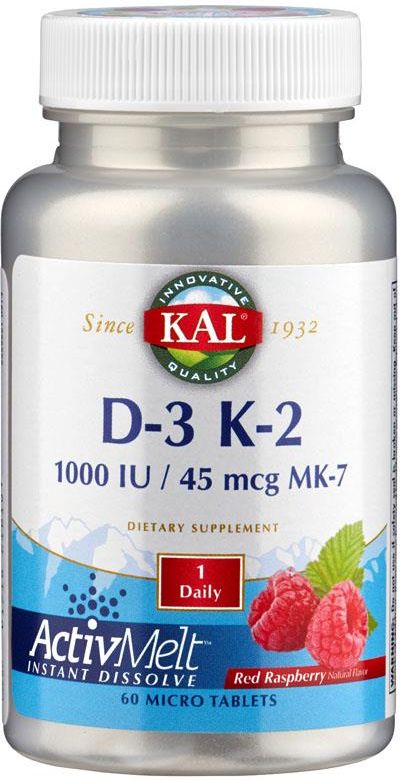 KAL Witamina D3, K2 „ActivMelt” 33 g - Opinie i ceny na Ceneo.pl