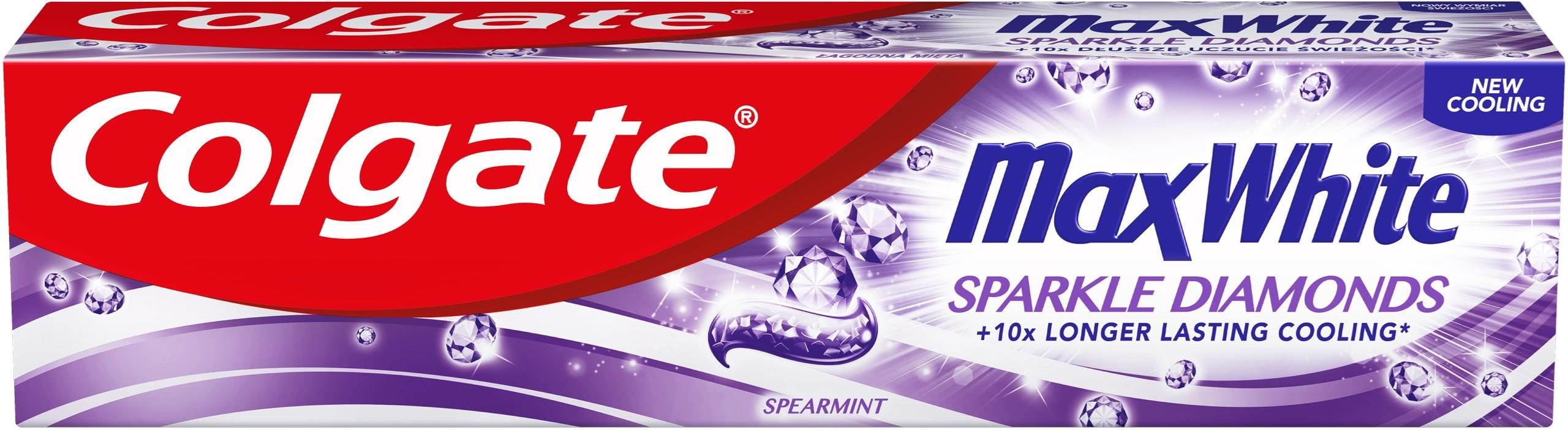 Colgate Max White Pasta Do Zębów Sparkle Diamonds 100ml - Opinie i ceny ...