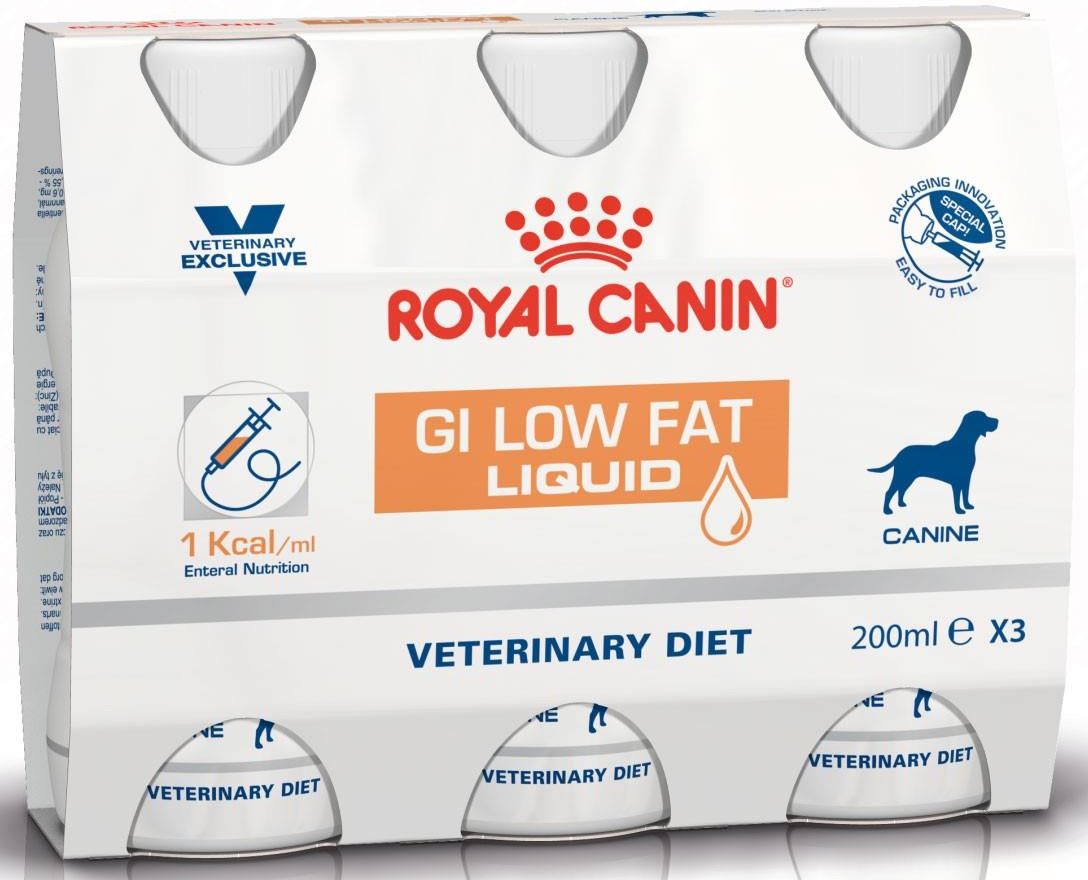 Karma Royal Canin Veterinary Diet GI Low Fat Liquid 200ml - Ceny i ...