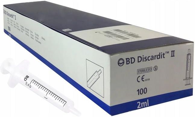 Bd Becton Dickinson Strzykawki 2 Ml 100 Sztuk Bd Becton Dickinson - ceny i opinie - Ceneo.pl