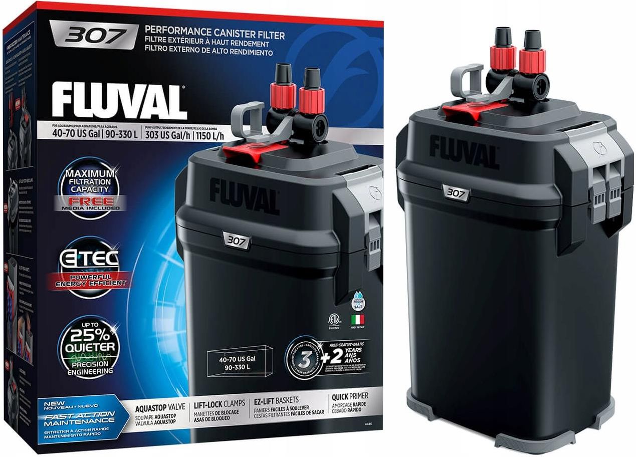 Fluval 307 filtr zewnętrzny 1150l/h 15W - Ceny i opinie - Ceneo.pl