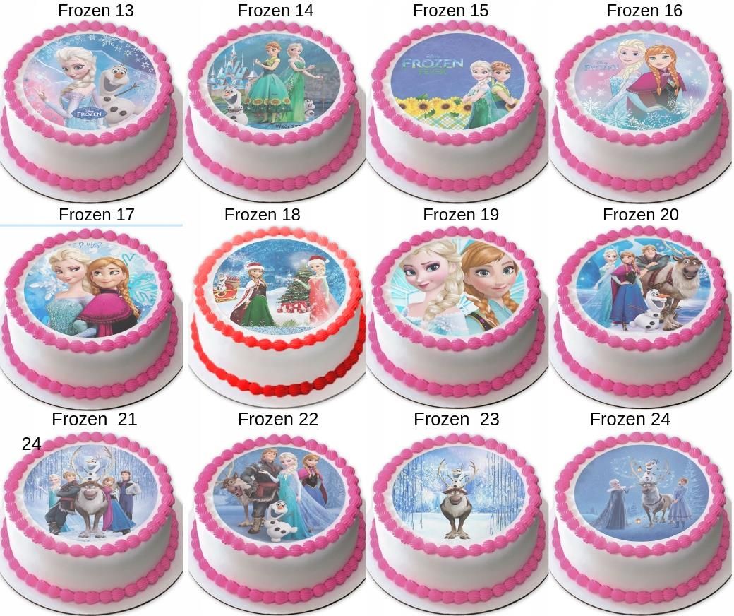Tort Urodzinowy Opłatek na tort Elsa 20CM - Ceny i opinie - Ceneo.pl