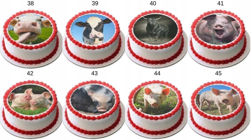 Opłatek na tort Krowa Lizotka 20CM - Ceny i opinie - Ceneo.pl