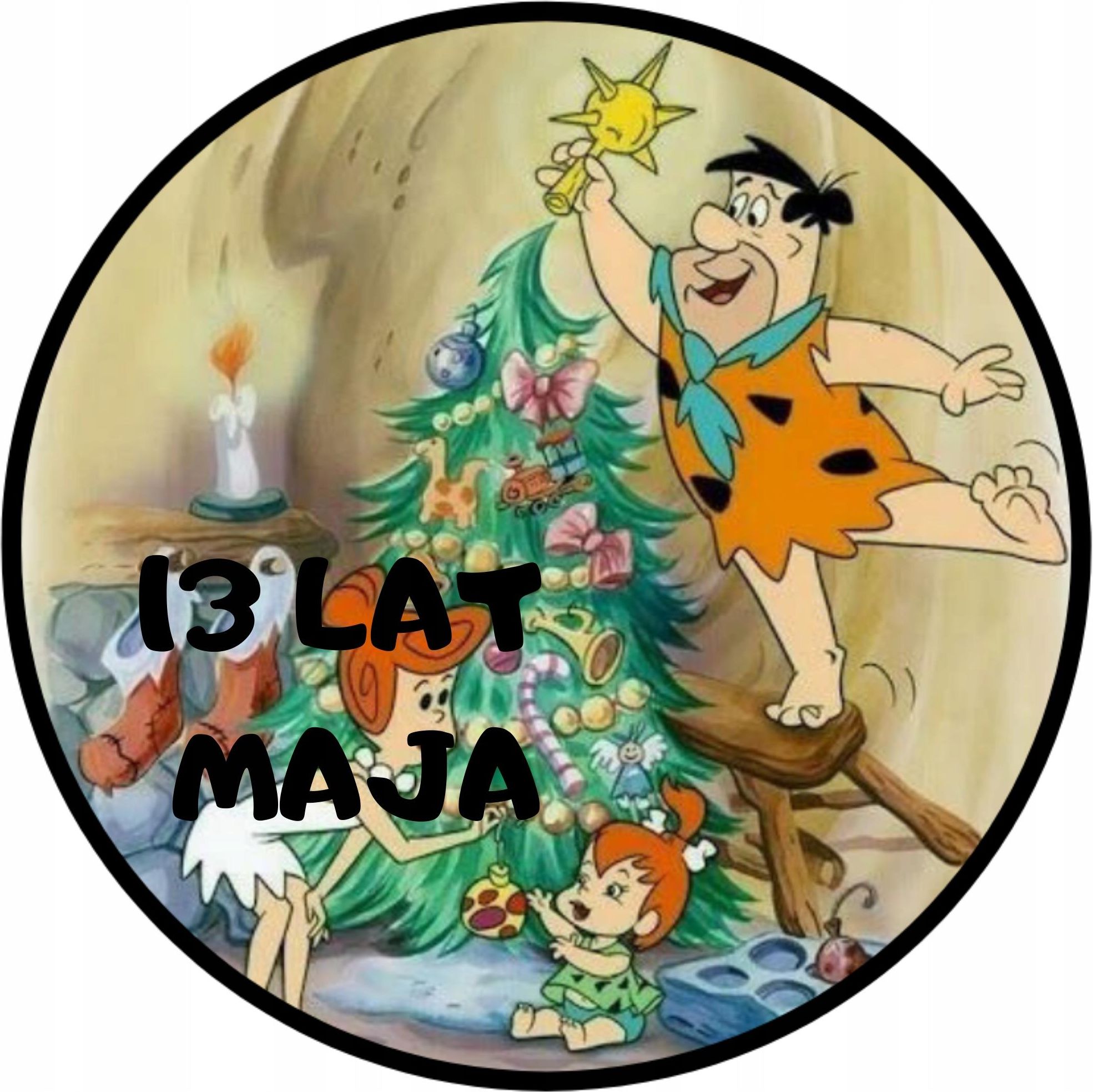 Opłatek na tort Flinstonowie choinka - Ceny i opinie - Ceneo.pl