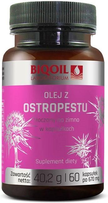 Biooil Olej Z Ostropestu Tłoczony Na Zimno 60kaps - Opinie i ceny na Ceneo.pl