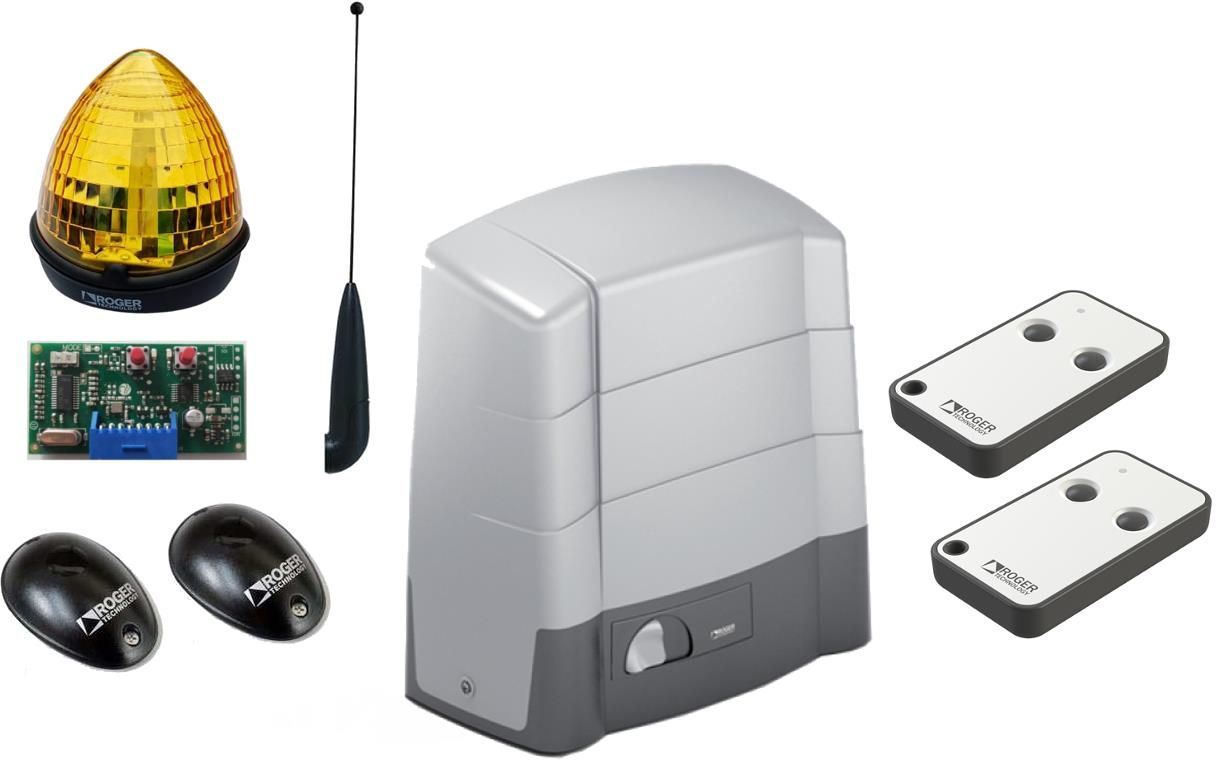 Napęd do bramy Roger Technology Zestaw FULL G30/2204 do bram przesuwnych do 2200kg - Opinie i ...