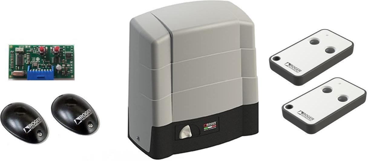 Napęd do bramy Roger Brushless Zestaw LIGHT BG30/1504/HS do bram przesuwnych do 1500kg - Opinie ...