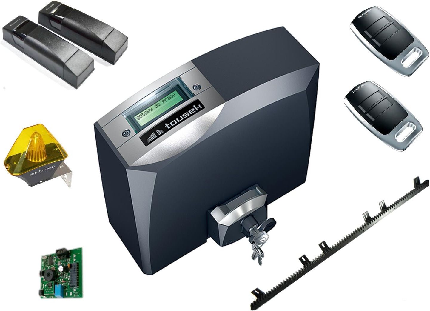 Napęd do bramy Tousek Zestaw Do Bramy Przesuwnej Pull T5 S11137M - Opinie i ceny na Ceneo.pl