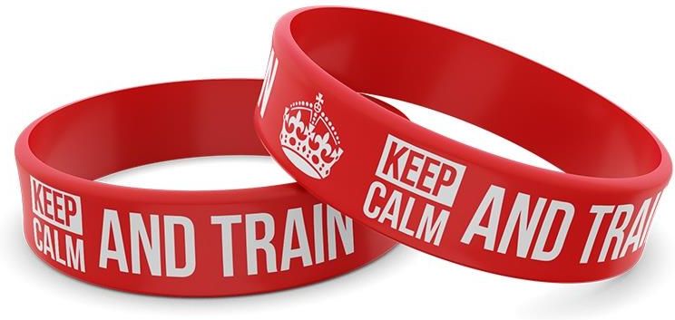 Sportowa opaska silikonowa Keep calm and train - - Ceny i opinie - Ceneo.pl