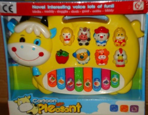 Jun Toys Organki Kolorowa Krowa Z Odgłosami Zwierząt - Ceny i opinie ...