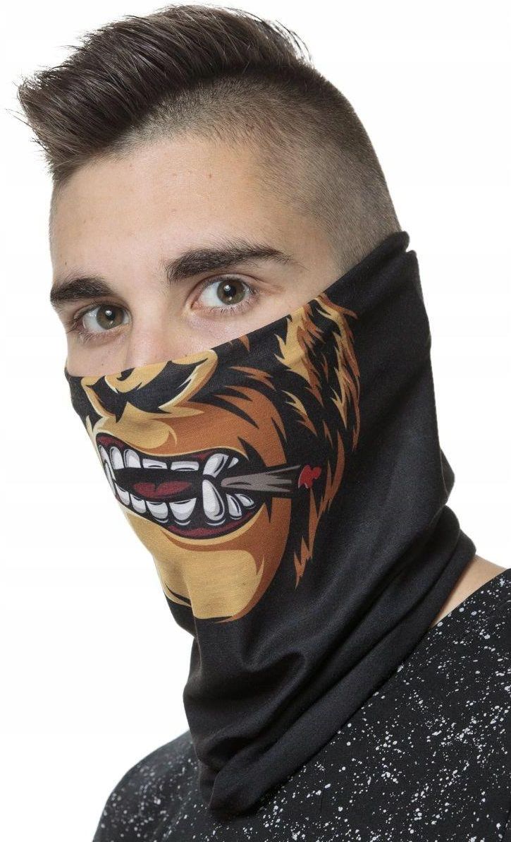 Komin Ochronny Bandana Maska Na Twarz Goryl Małpa - Ceny i opinie ...