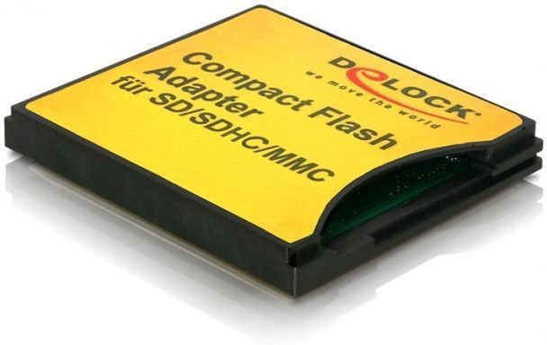 ADAPTER KARTY PAMIĘCI SECURE DIGITAL (SD)/MULTIMEDIA CARD (MMC)-COMPACT FLASH (CF) DELOCK - Ceny ...