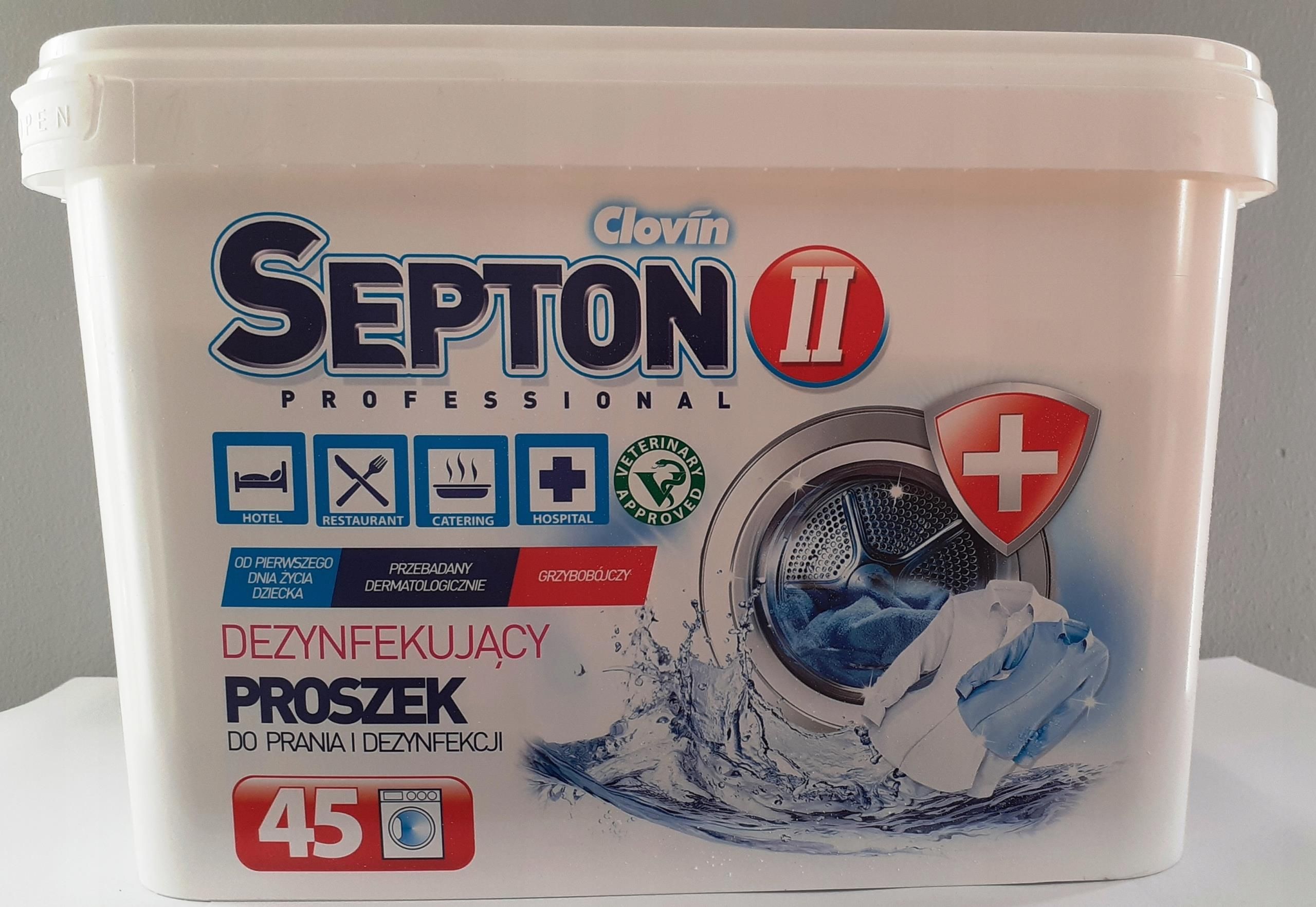 Proszek do prania Septon II Clovin 5,175 kg - Opinie i atrakcyjne ceny ...