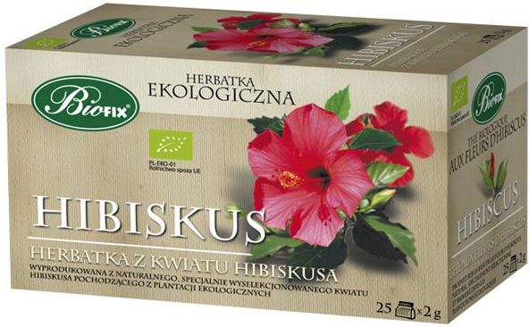 Herbata Bi_Fix Bi Fix Hibiskus Herbatka Ekologiczna 25 Saszetek - Ceny ...