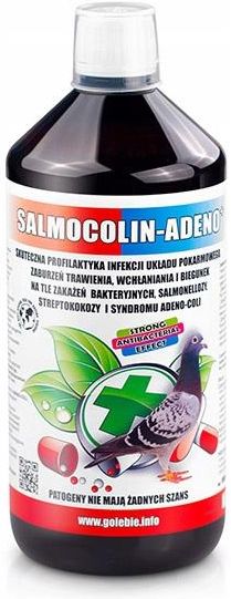 Salmocolin-adeno+ stop Adeno-Coli u gołębi 1 ltr - ceny i opinie - Ceneo.pl