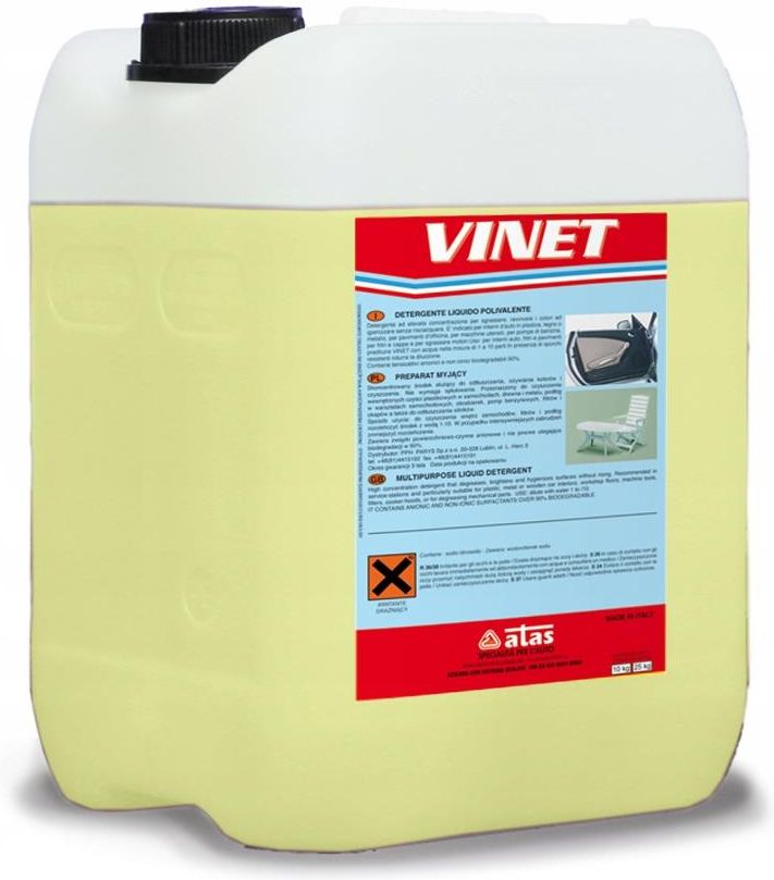 PLAK atas VINET PREPARAT CZYSZCZĄCY - 10kg - Opinie i ceny na Ceneo.pl