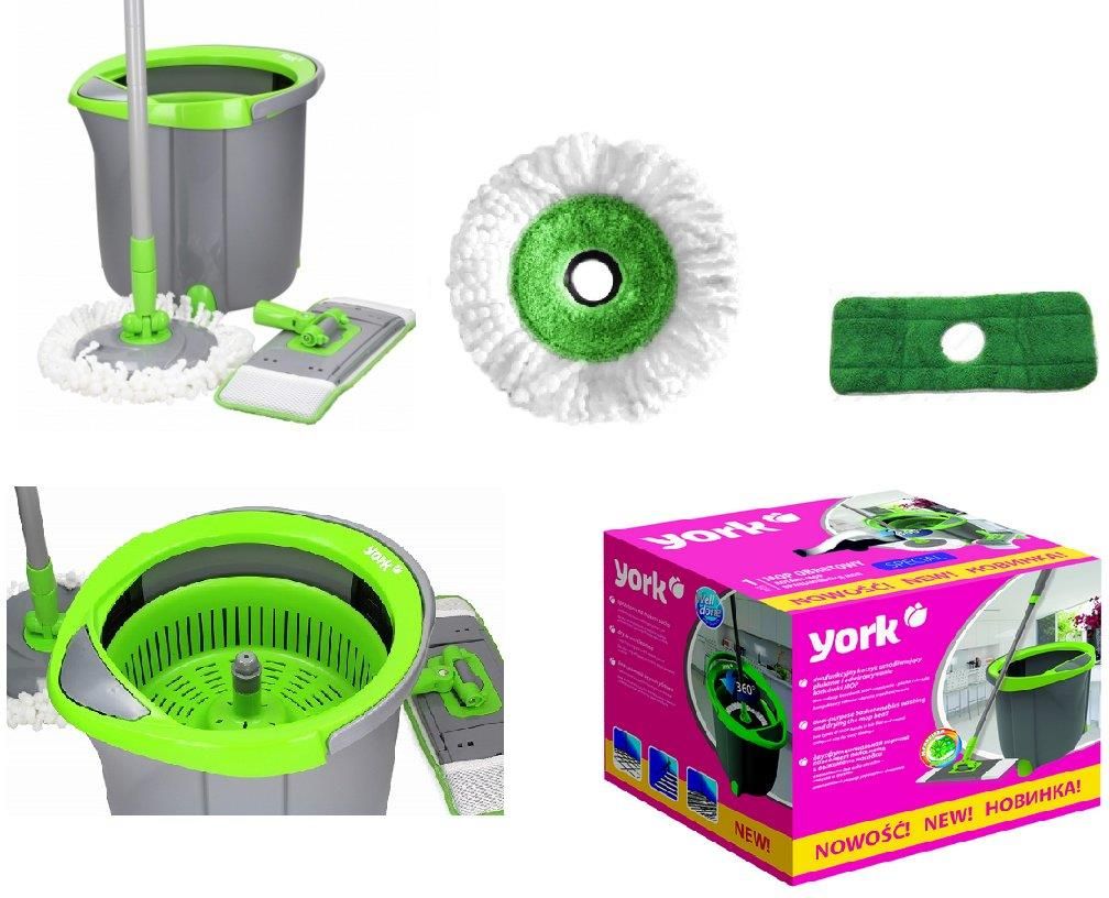 Mop York Special Płaski Obrotowy 2W1 2X wkład - Opinie i atrakcyjne ...