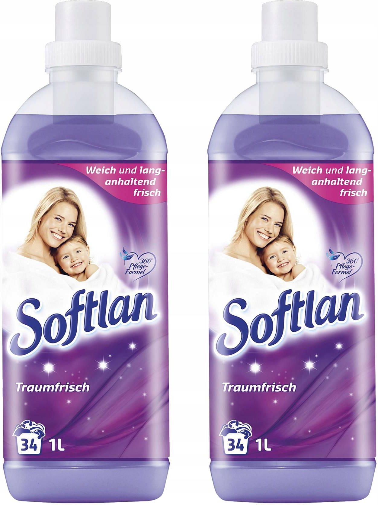 Softlan Traumfrisch Fioletowy Płyn 56pr 2L - Opinie i atrakcyjne ceny ...