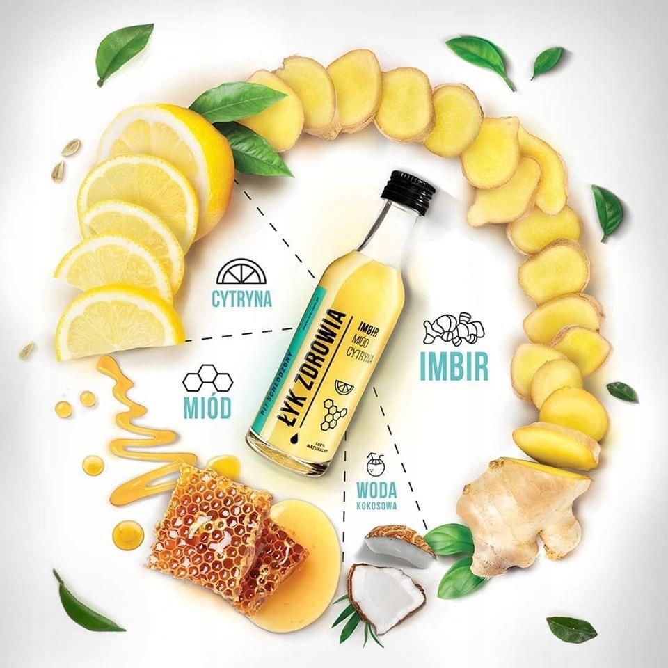 Łyk Imbiru Imbir,Miód,Cytryna,Woda Kokosowa 9x50ml - Ceny i opinie ...