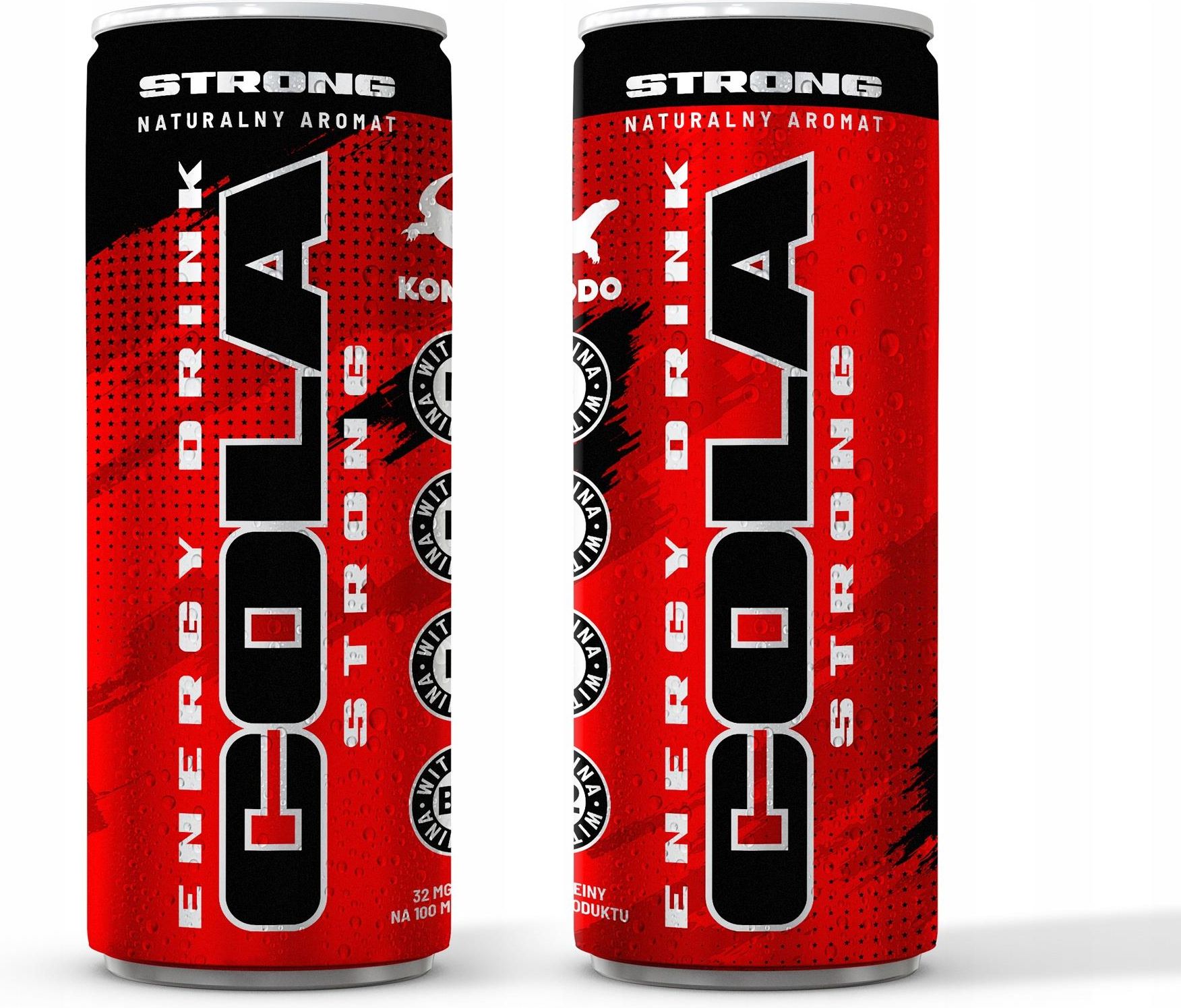 Komodo Energy Cola Strong energetyk 250ml - Ceny i opinie - Ceneo.pl