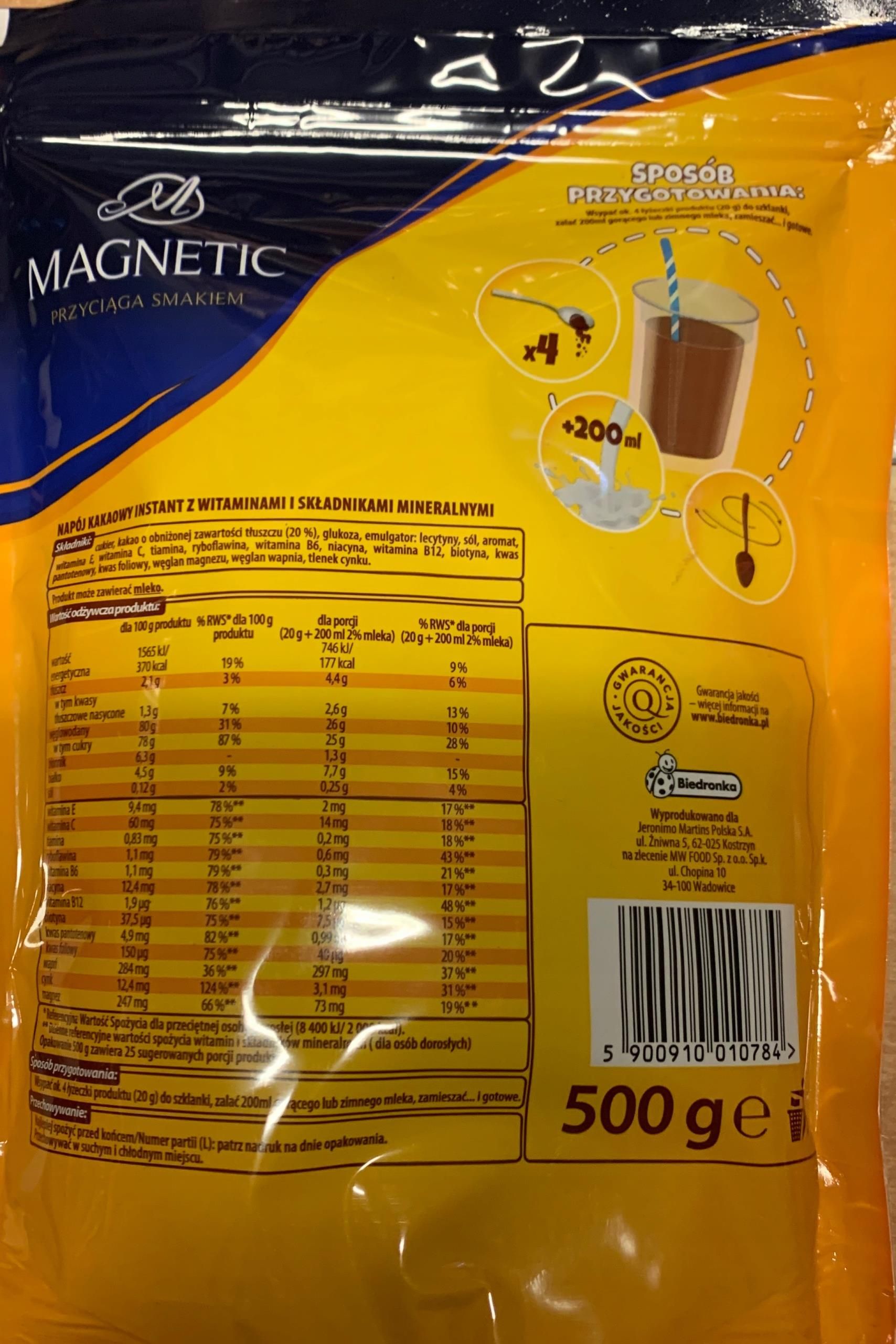 Quick Cao napój kakaowy 500g - Ceny i opinie - Ceneo.pl