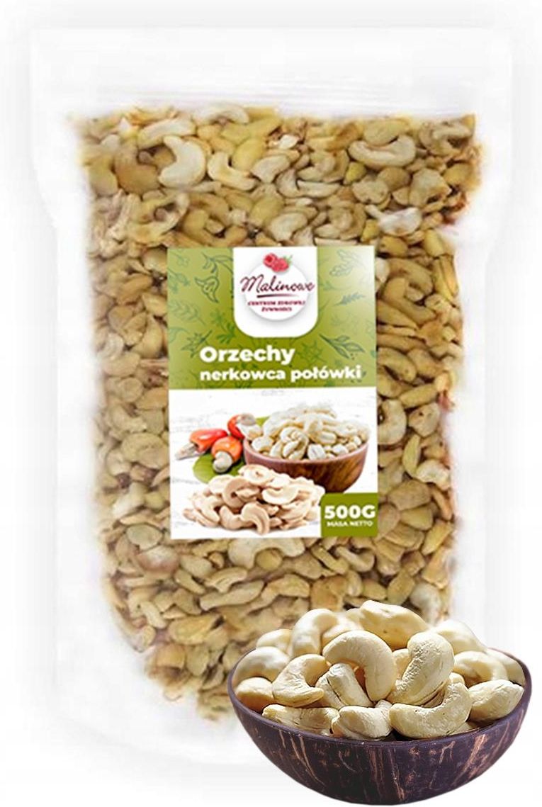 Orzechy Nerkowca Połówki Orzechy 500G - Ceny i opinie - Ceneo.pl