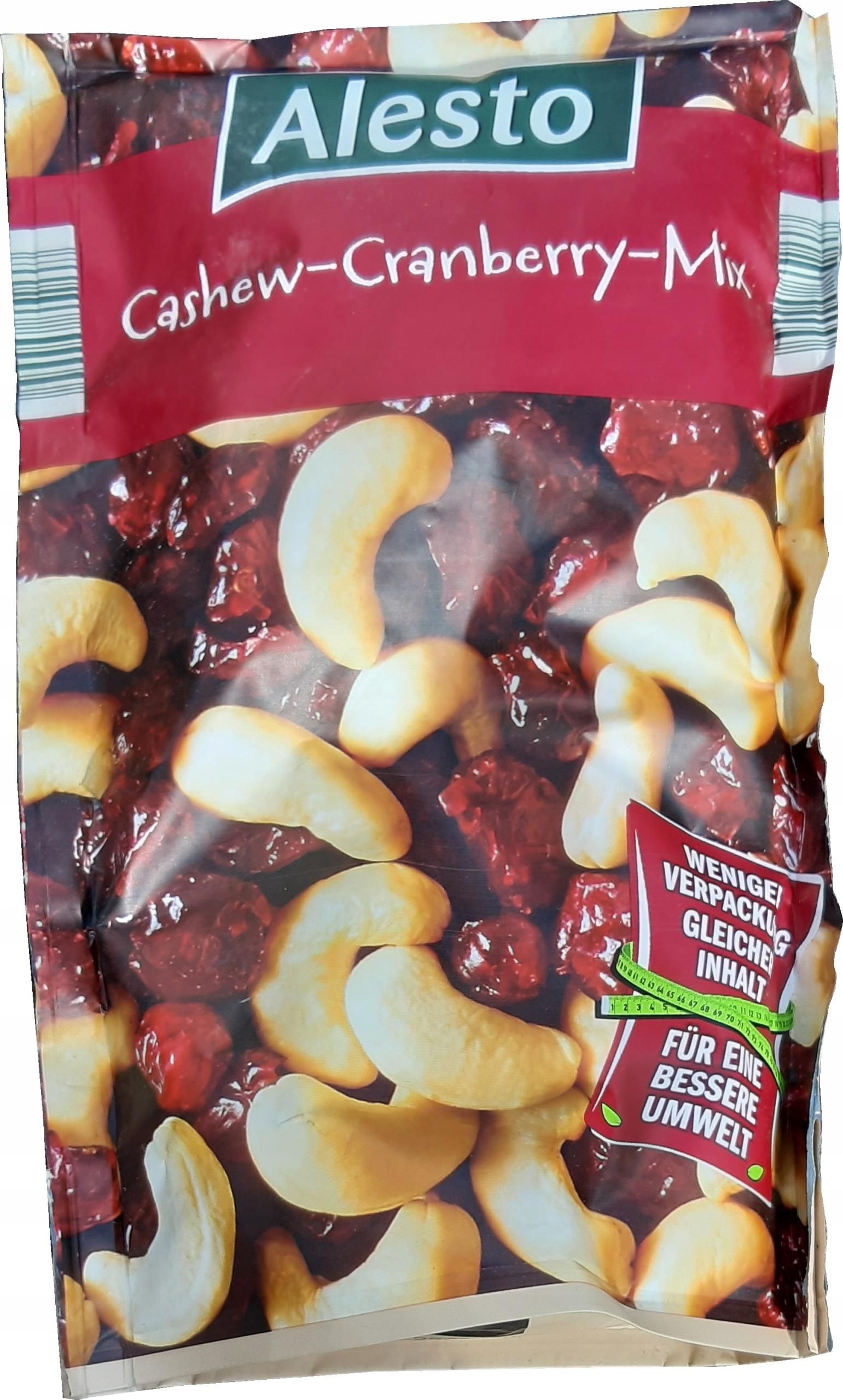 Alesto Mieszanka Orzechy Nerkowca i Żurawina 200g - Ceny i opinie - Ceneo.pl