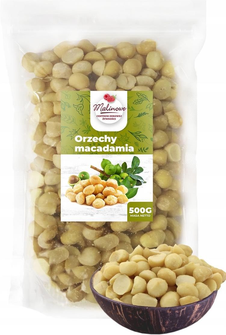 Orzechy Macadamia 500G Naturalne Bakalie - Ceny i opinie - Ceneo.pl