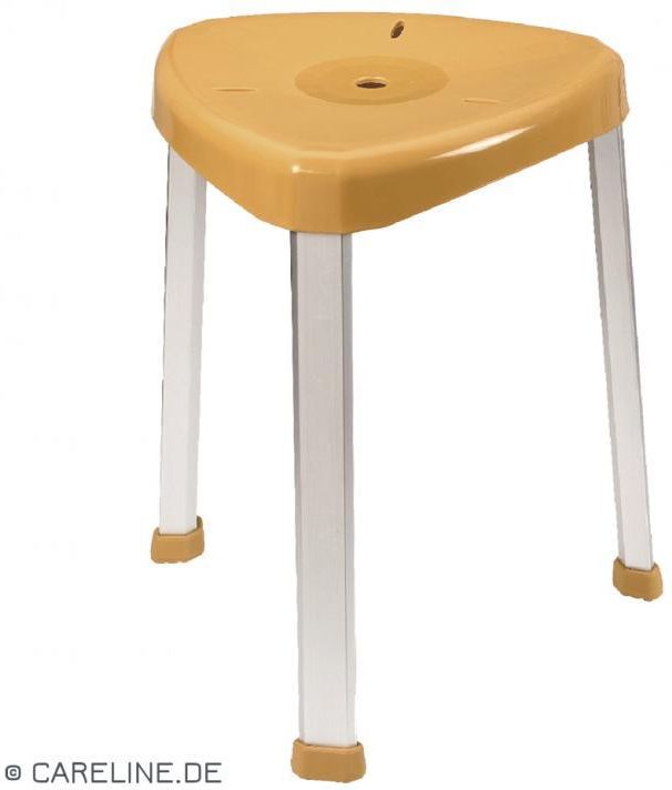 Careline Taboret Pod Prysznic Narożny Żółty - Opinie i ceny na Ceneo.pl