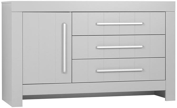 Pinio Calmo Mdf Szare Komoda 3 Szuflady + Drzwi 1562X56X94Cm Szara ...