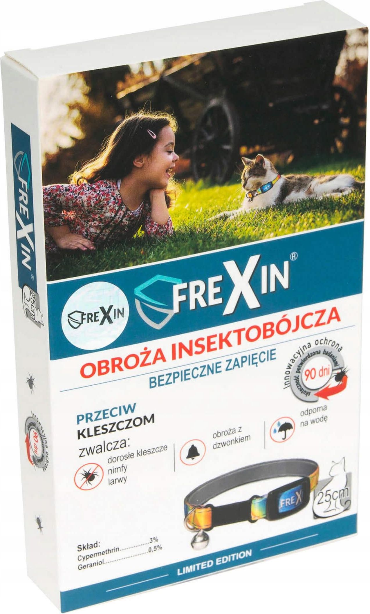 Frexin Obroża owadobójcza z dzwonkiem dla kot 25cm - Ceny i opinie ...
