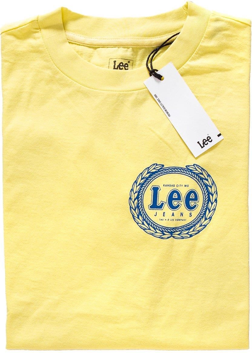 LEE EMBLEM T YELLOW SIGN L42GEPLN - Ceny i opinie - Ceneo.pl