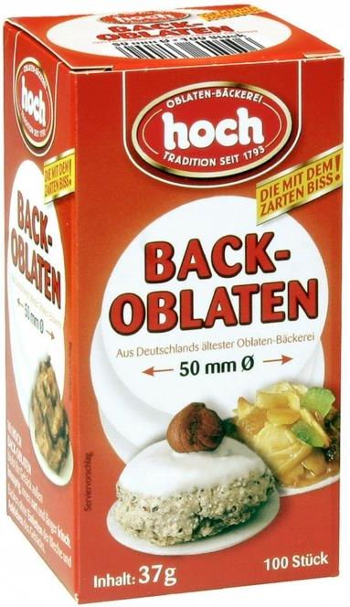 Back-oblaten Opłatki Do Pieczenia 50 MM 100szt - Ceny i opinie - Ceneo.pl