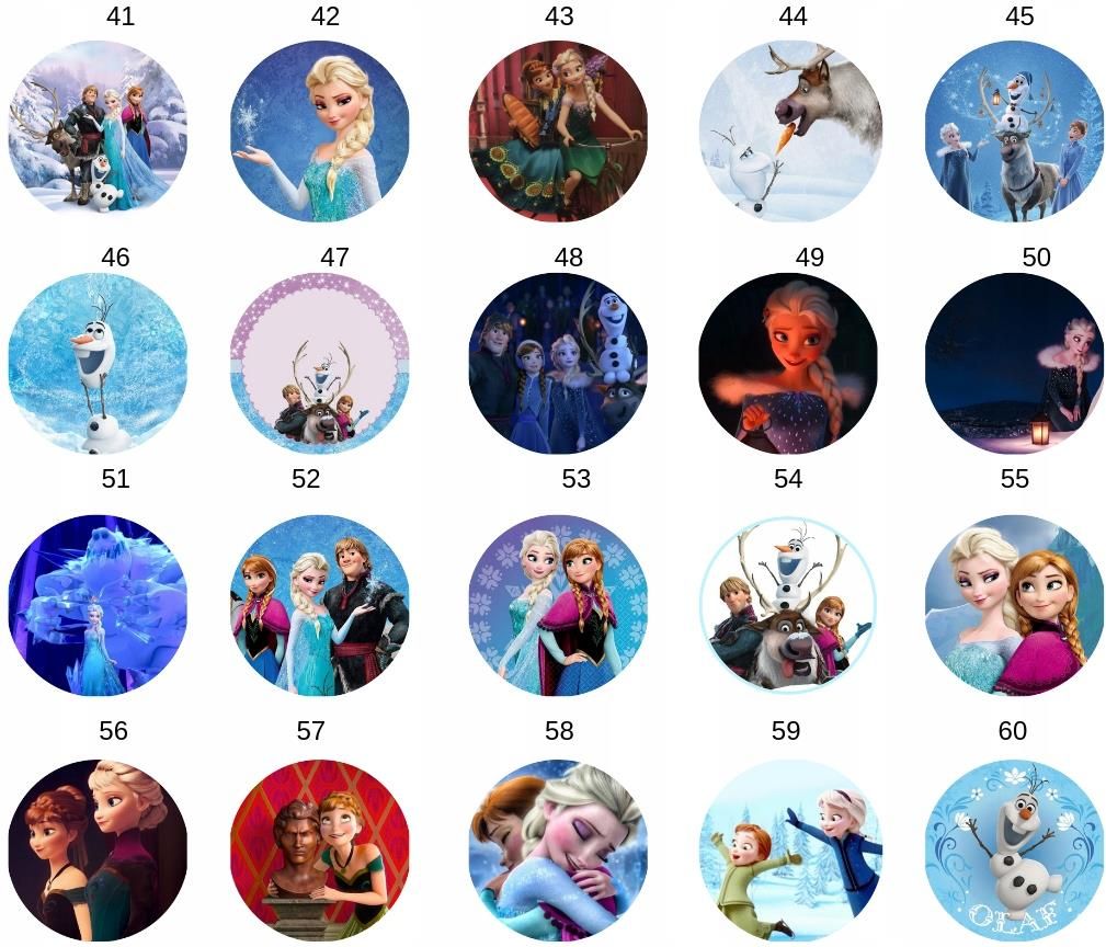 Frozen Śmieszna Mina Anna Opłatki Gratis+NAPIS - Ceny i opinie - Ceneo.pl