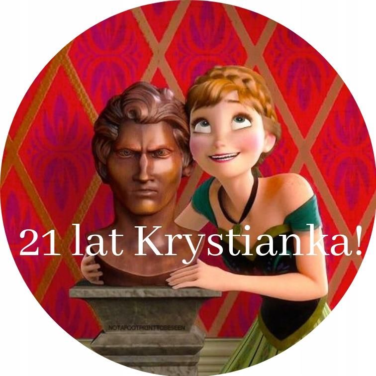 Frozen Śmieszna Mina Anna Opłatki Gratis+NAPIS - Ceny i opinie - Ceneo.pl