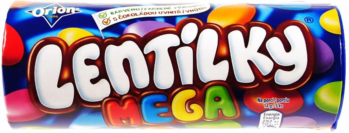 Lentilki Mega Lentilky czeskie Orion cukierki 60g - Ceny i opinie ...