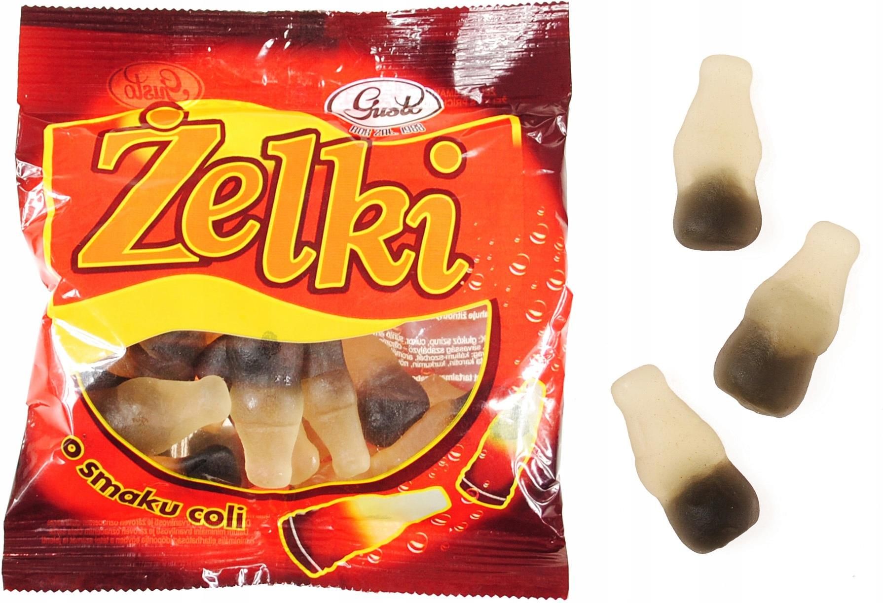 Żelkigusto butelki coli smak Cola 80g - Ceny i opinie - Ceneo.pl