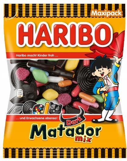 Haribo Matador Dark Mix żelki z lukrecją 360g - Ceny i opinie - Ceneo.pl